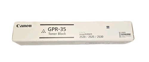 GENUINE CANON GPR-35 (2785B003) BLACK TONER - NEW/SEALED | eBay
