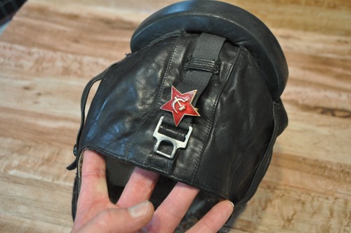 Original Vintage Tanker Tankman Tank Cap Helmet Soviet USSR Russian VGC ...