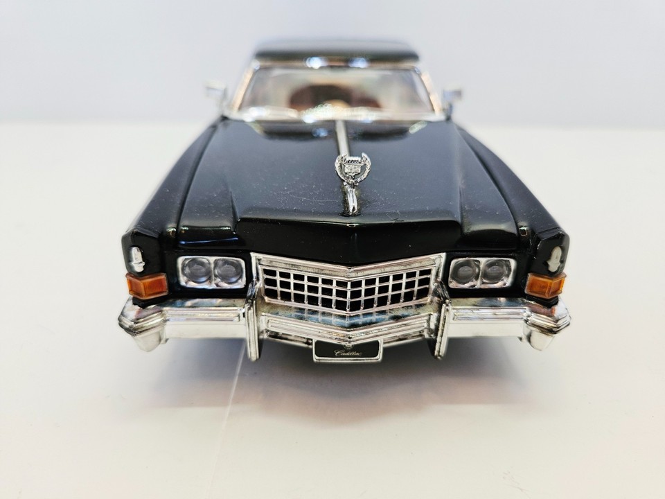 Anson Metal Series Black 1973 Cadillac Eldorado 1:18 Scale Die-Cast ...