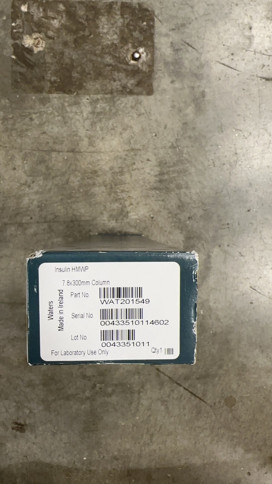 Waters Insulin Hmwp Semi-prep 7.8 X 300mm HPLC Column WAT201549 for ...