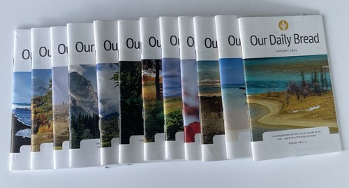 12 LOT OUR DAILY BREAD BOOKLET JAN THROUGH DEC 2021 RELIGIOUS ...