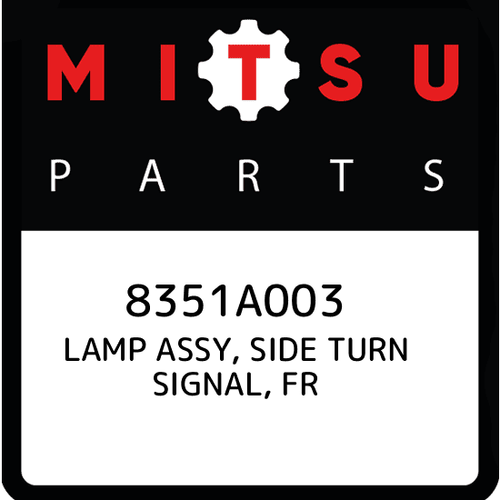 8351A003 Mitsubishi Lamp assy, side turn signal, fr 8351A003, New ...