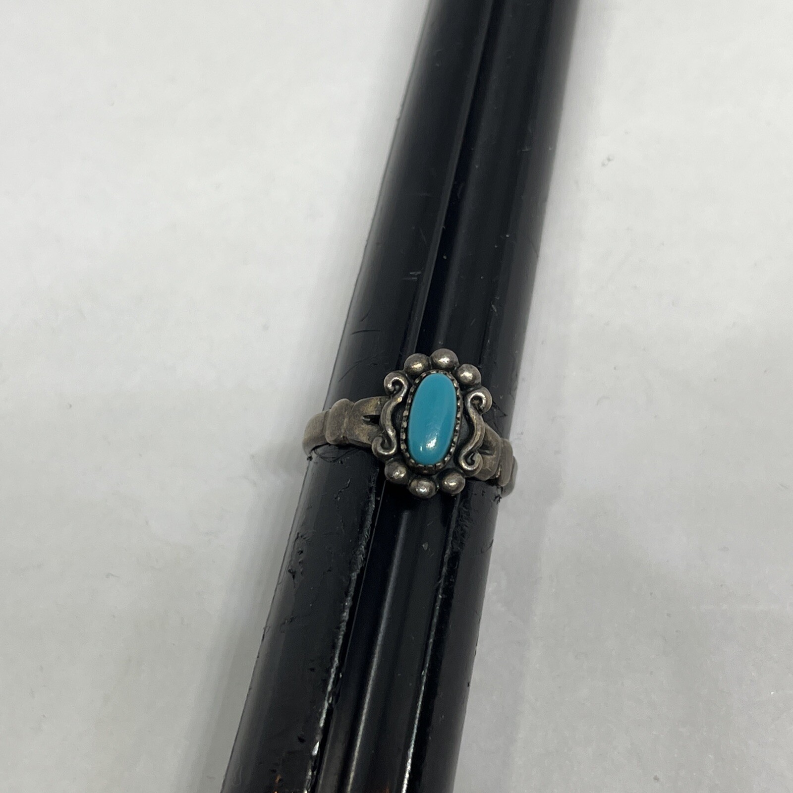 VINTAGE BELL TRADING POST NAVAJO STERLING SILVER TURQ… - Gem