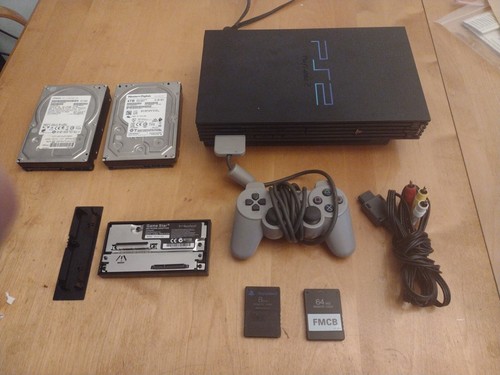 Sony PS2 Fat With 6 TB + Memory Card + Network Adaptor Look READ ...