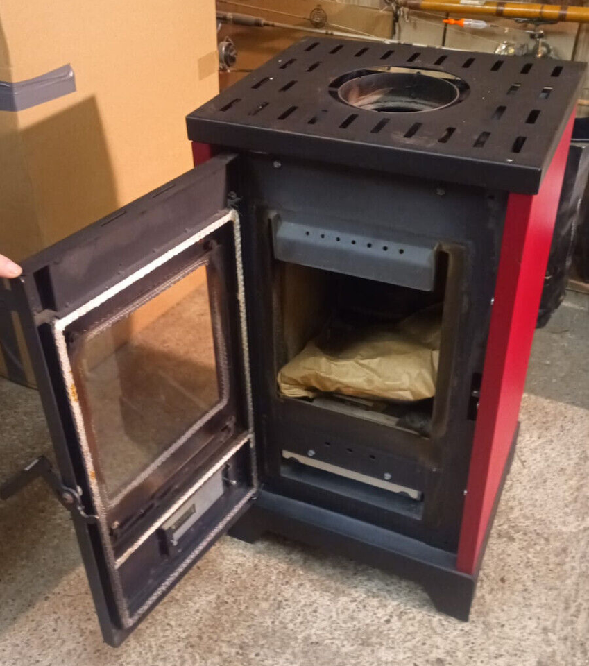 Stufa a legna EVA stampaggi Punto fuoco Modello LELA Tipo EVSL5 potenza ...