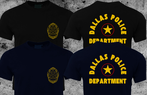 Dallas Texas Police Department Badge TShirt HQ Design | eBay