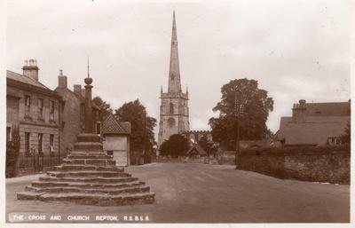 Cross & Church Repton Nr Willington unused RP old pc R Sneath | eBay UK