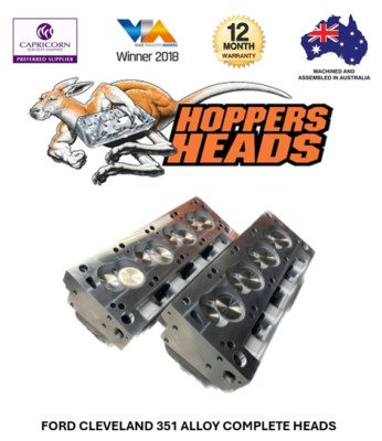 Complete Cylinder Heads suits Ford Cleveland 351 V8 Alloy | eBay Australia