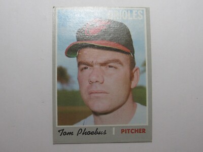 Old Baseball Card - 1970 Topps #717 - Tom Phoebus - High Number - VG | eBay