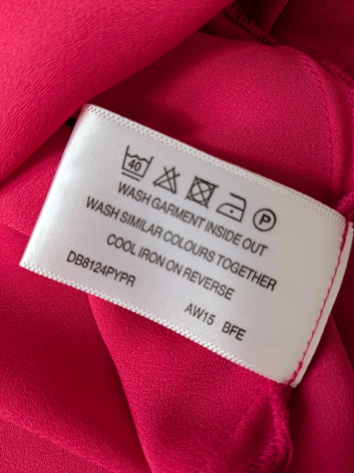 💜 CC SIZE 18 20 Beautiful Ladies Floral Pink Dress Ref 11. | eBay UK