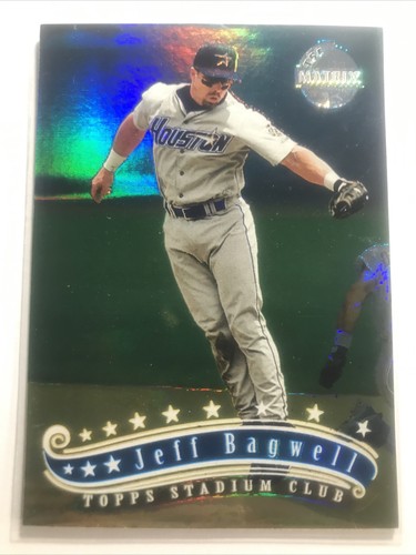 Jeff Bagwell 1997 Stadium Club TSC Card #13 “MATRIX” PARALLEL DOT SSP ...