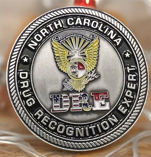 North Carolina State Drug Recognition Expert DRE Police Challenge Coin ...