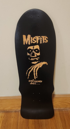 Misfits - Evil Never Dies - Skull Cut - Laser Engraved - Skateboard ...