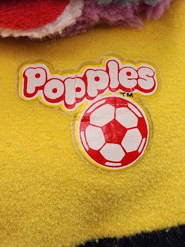 Vintage Sports Mattel Popples Soccer Ball Big Kick 1986 Plush Stuffed ...