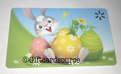 WALMART EASTER BUNNY & EGGS GIFT CARD US COLLECTIBLE NO VALUE NEW | eBay