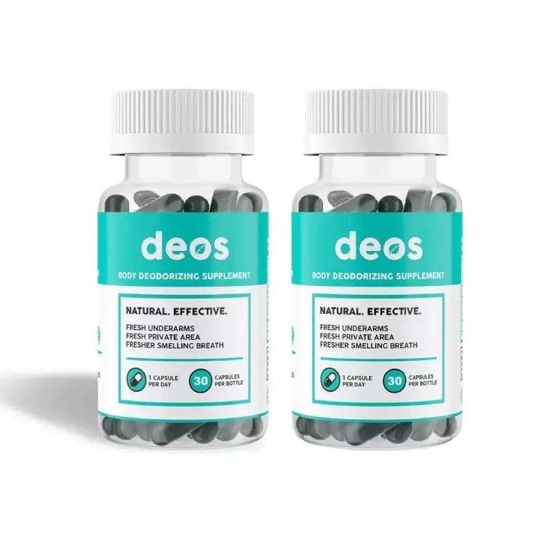 1-3 Pack DEOS Internal Deodorant Supplement – Full Body Deodorizer (30 ...