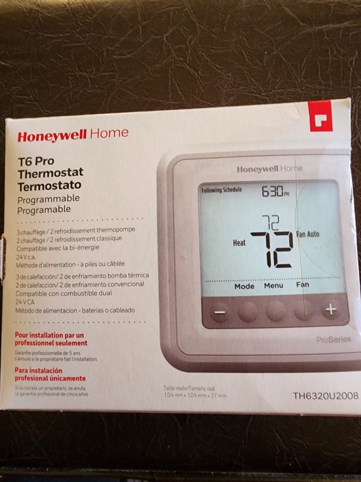 Honeywell T6 Pro Programmable Thermostat (TH6320U2008) 85267580632 | eBay