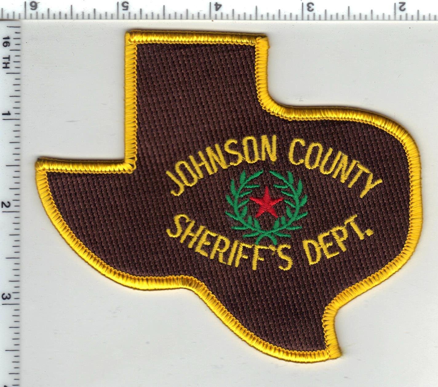 Johnson County Sheriff (Texas) 2nd Issue Shoulder Patch | eBay