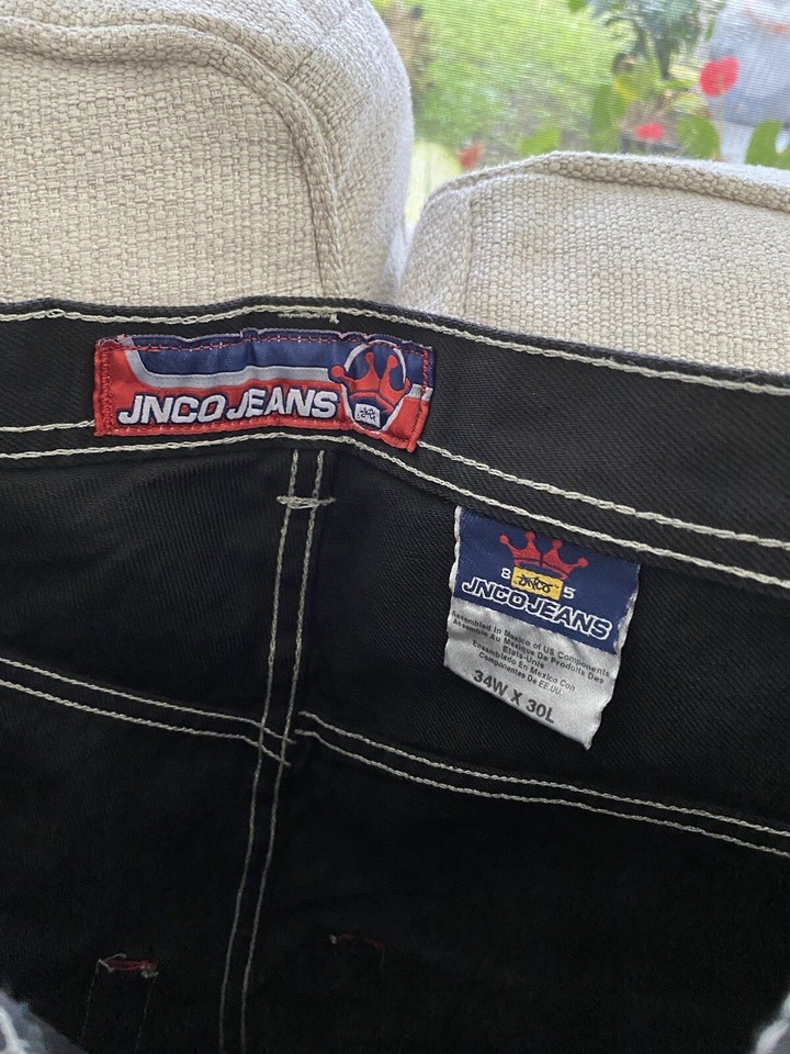 Deadstock Jnco Boxing Glove Jeans Vintage 90s Y2K Black No Flaw Read ...