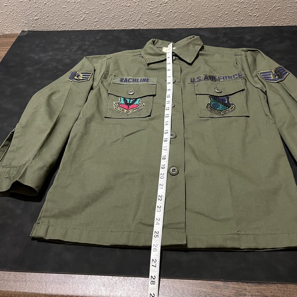OG 107 USAF 1970s Vintage US Army Air Force Vietnam Sateen Cotton ...