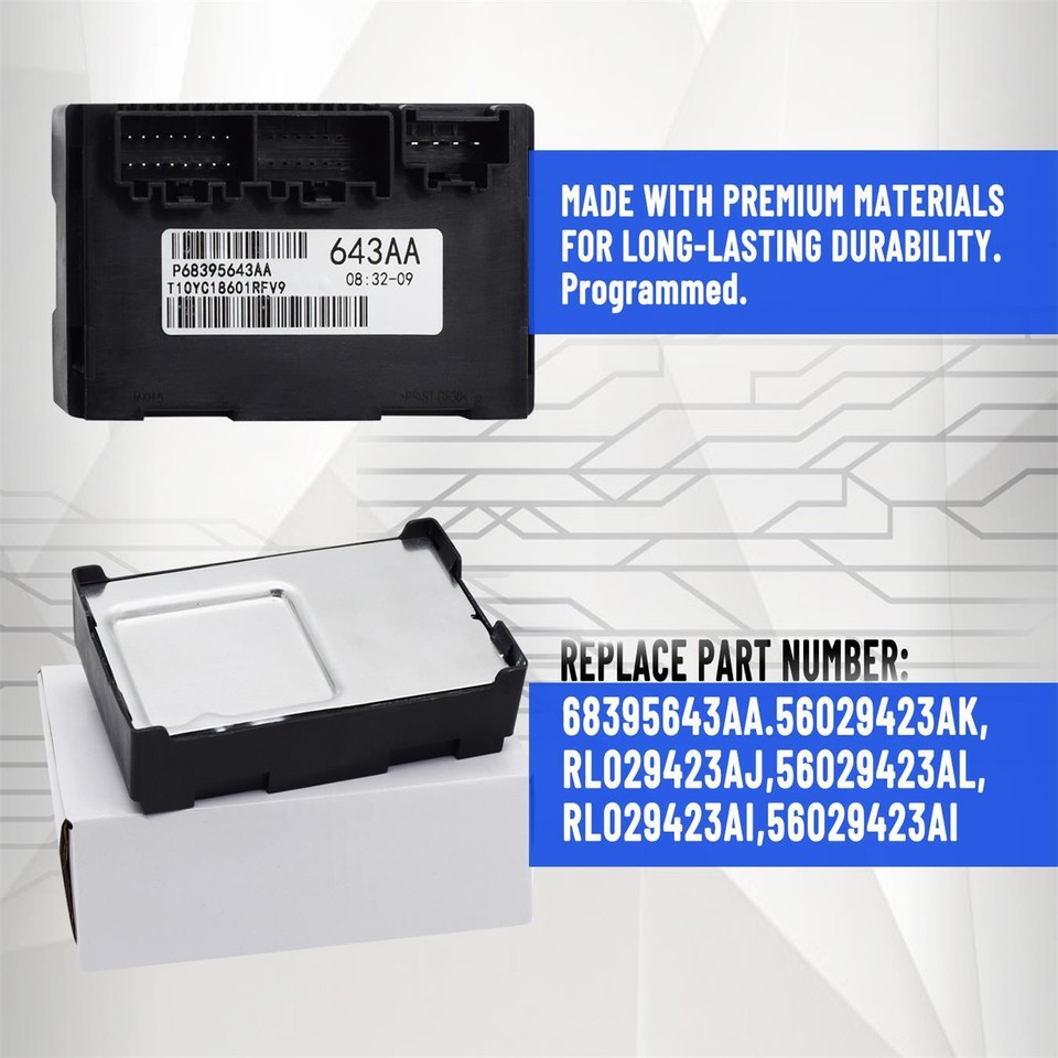 Programmed Transfer Case Control Module 68395643AA FOR 11-13 Jeep Grand ...
