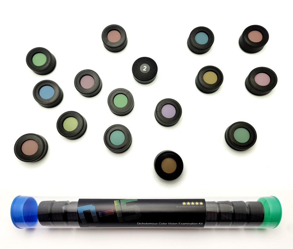 Farnsworth Munsell D-15 Color Vision Test. Includes test sheet ...