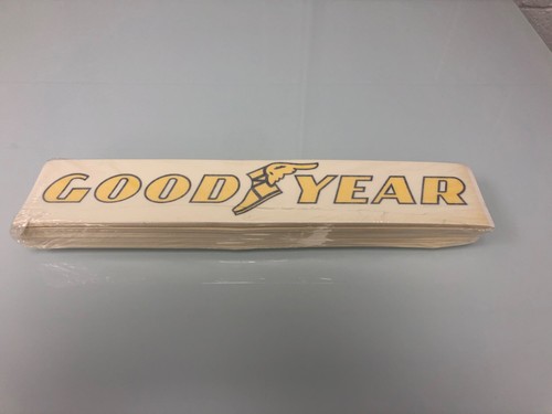 Vintage Nascar Goodyear Large Decal 16”x3” Good Year Tire Decal Qty 1 ...