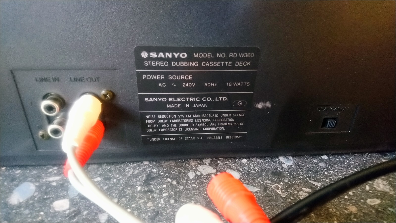 SANYO RD W360 HIGH SPEED DUBBING DECK IN VGC - SELLING AS SPARES OR ...