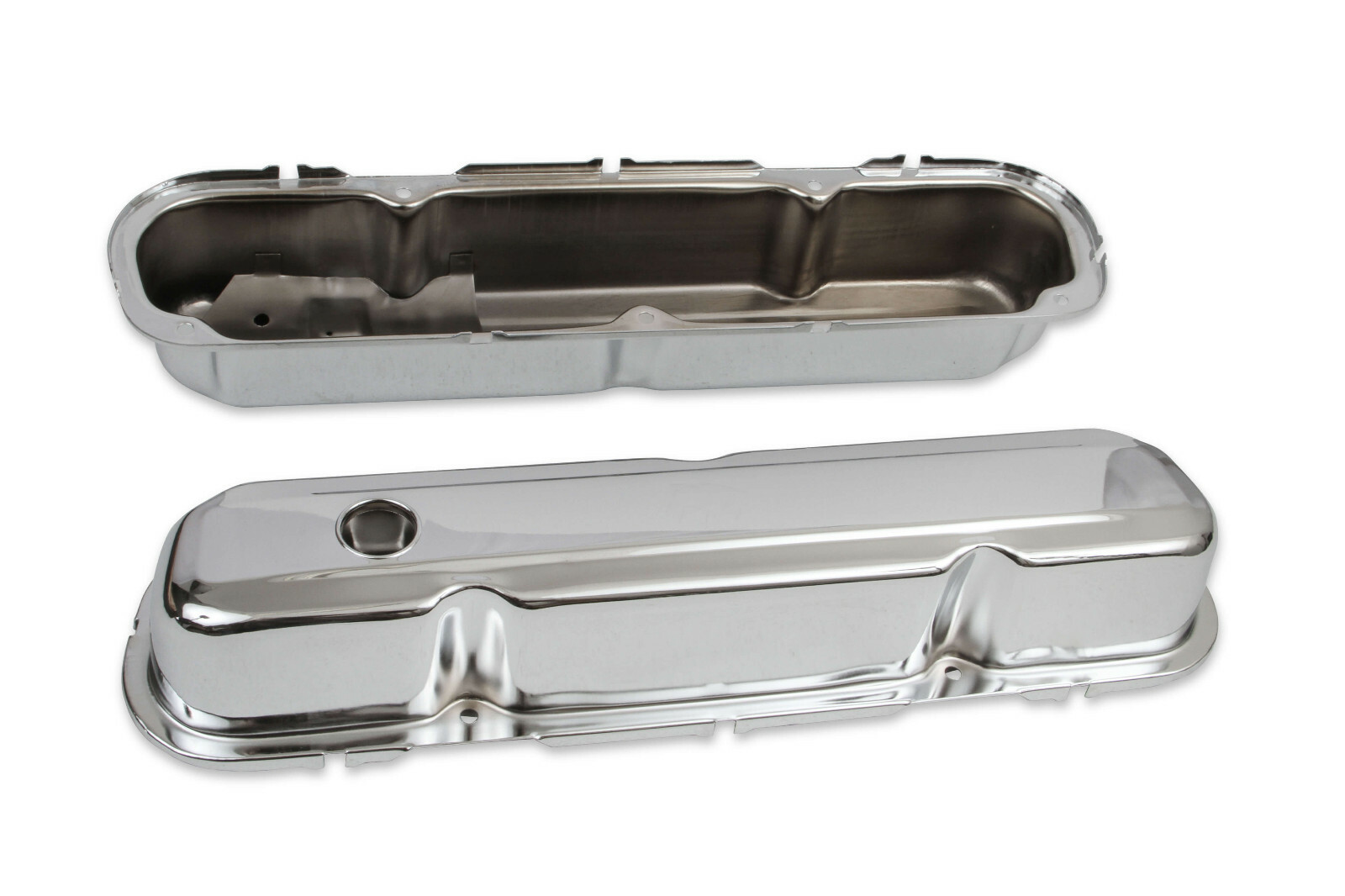 Small Block Mopar Chrome Valve Covers Fit 318 340 360 LA Engines | eBay