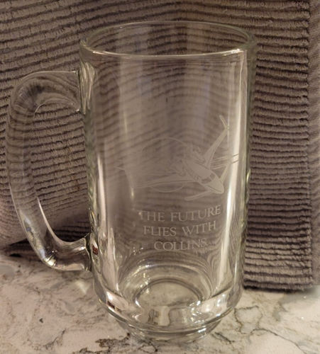 Rockwell Collins Starship Avionics Aerospace Beer Mug Glass Sept 1 ...