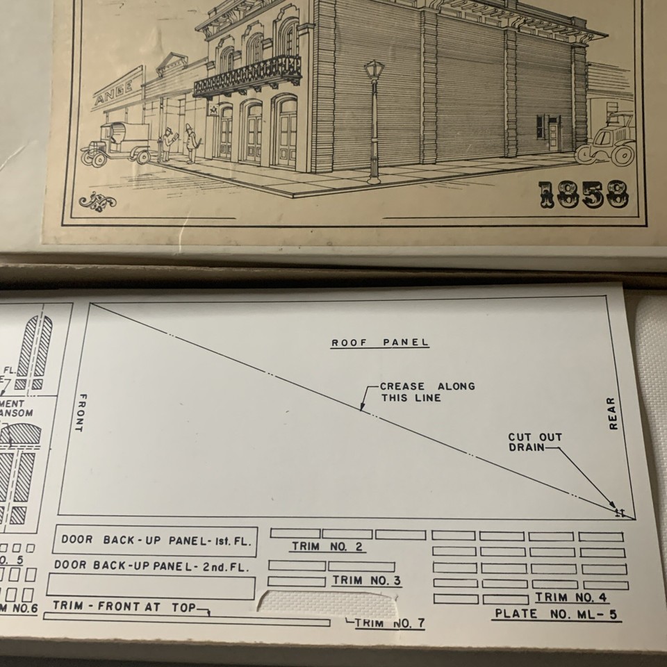 HO Scale Classic Miniatures #CM-8 "MASONIC LODGE" KIT MIB | eBay