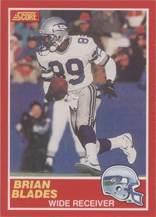 1989 Score - Brian Blades #176 (RC) for sale online | eBay