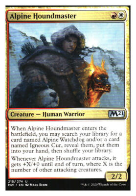 Alpine Houndmaster Core Set 2021 MTG - NM+ | eBay