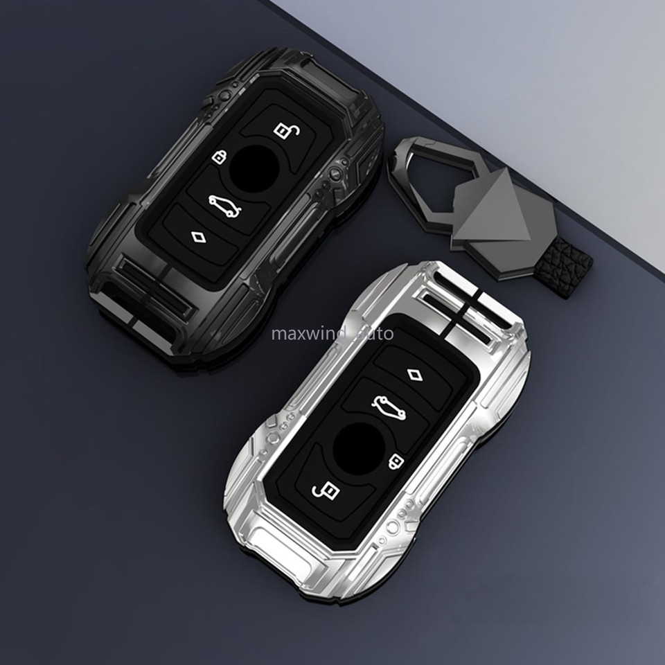 Zinc Alloy Car Key Fob Case Cover For BMW 2 3 4 5 6 7 Series F20 F21 ...