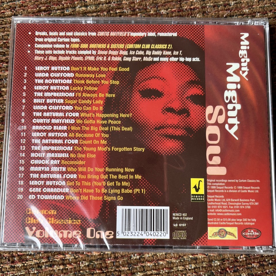 RARE Various - Mighty Mighty Soul - Curtom Club Classics Volume One ...