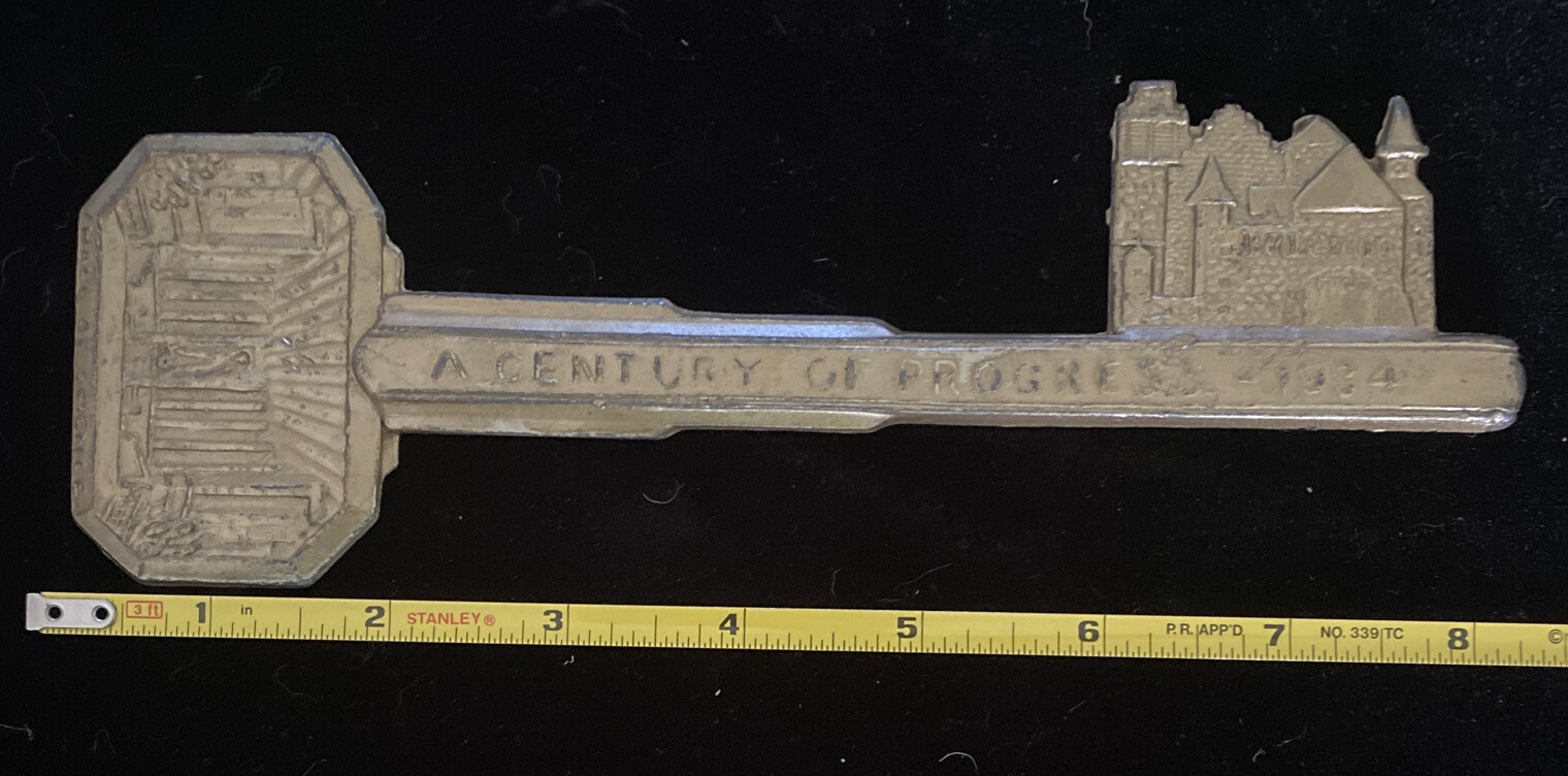 1934 Century of Progress World's Fair Key Souvenir | eBay