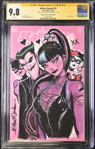 Harley Quinn #75 Szerdy Full Page Cover ORIGINAL ART CGC 9.8 DC Joker ...