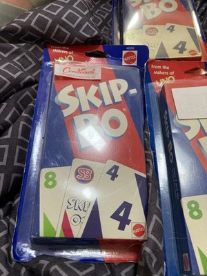 SKIP-BO CARD GAME DECK blue box TOY BY UNO MATTEL NEW * FACTORY SEALED ...