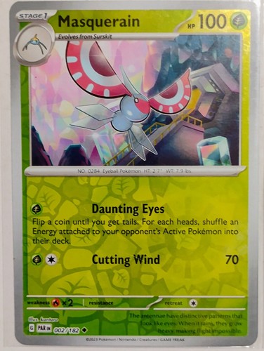 Pokémon TCG Masquerain 002/182 Uncommon Reverse Holo | eBay