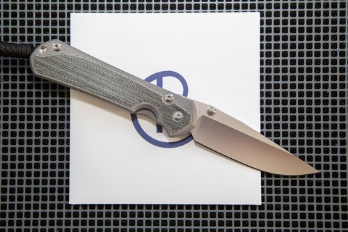 Chris Reeve Knives Large Sebenza 31 Black Micarta LEFT Handed L31-1201 ...