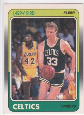 LARRY BIRD 1988 Fleer VINTAGE BASKETBALL $$ CARD Boston Celtics NBA ...