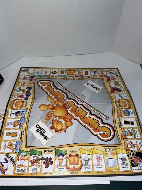 Garfield-opoly Board Game 2012 Late for The Sky Monopoly Garfield ...