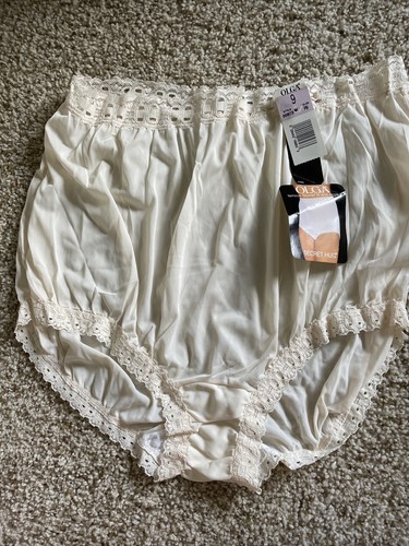 VINTAGE OLGA SECRET HUG FASHION SCOOP #873 PB NYLON PANTY sz 9 | eBay