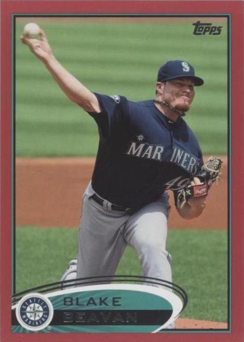 2012 Topps - Blake Beavan #168 Red Border for sale online | eBay