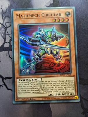 Mathmech Circular - POTE-EN028 - Super Rare - 1st Edition - Yugioh VLP ...