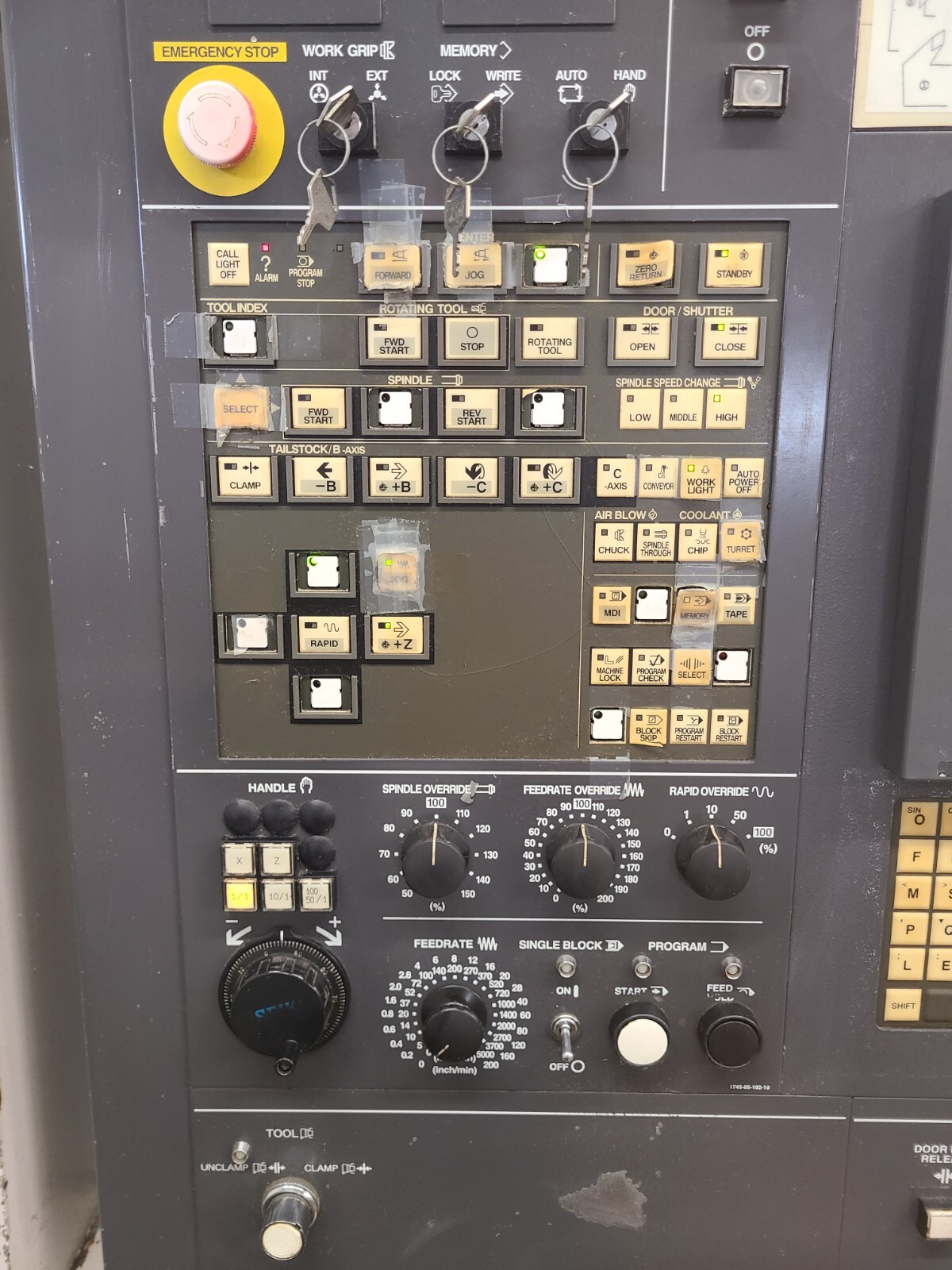 Hitachi Seiki HT20RIII CNC Lathe Machine Seiki Multi Control Air Filter ...