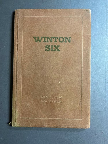 1914 Winton Six Showroom Sales Book, Brochure - RARE!! Awesome L@@K | eBay