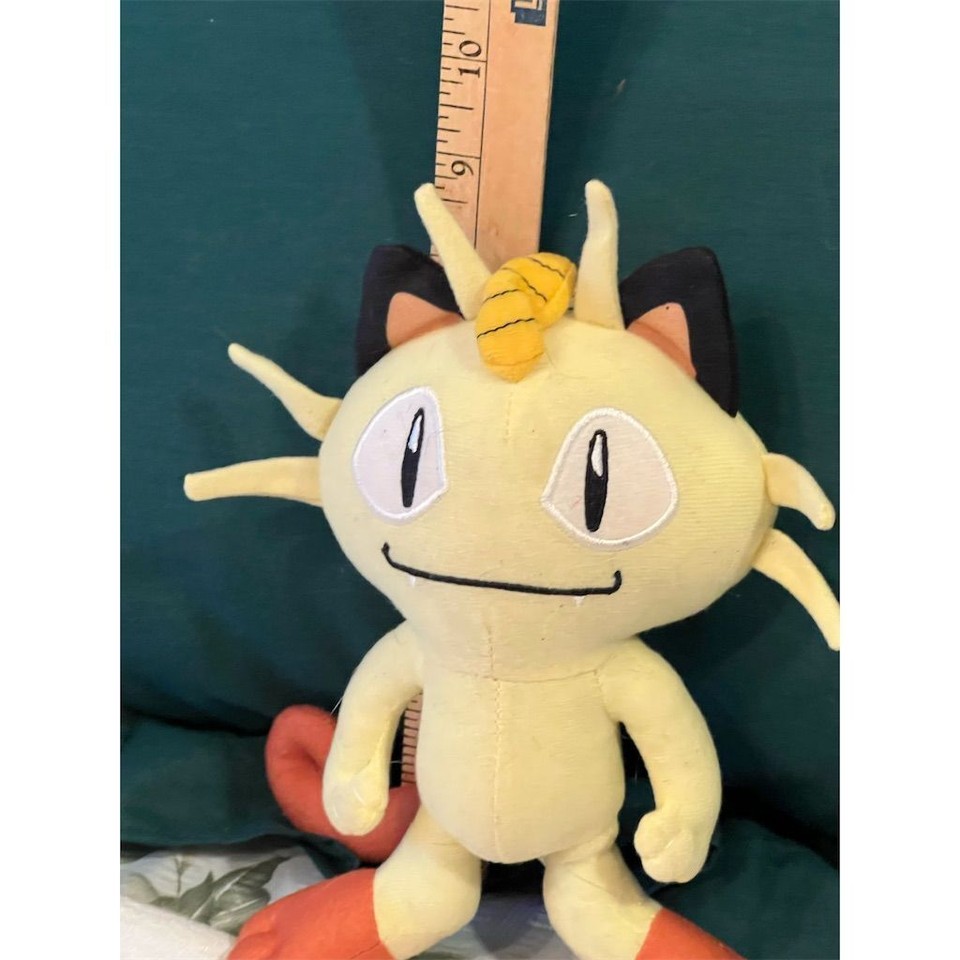 Pokémon Meowth Plush Toy Small 6-14" Multicolor Washable Ages 3+ | eBay