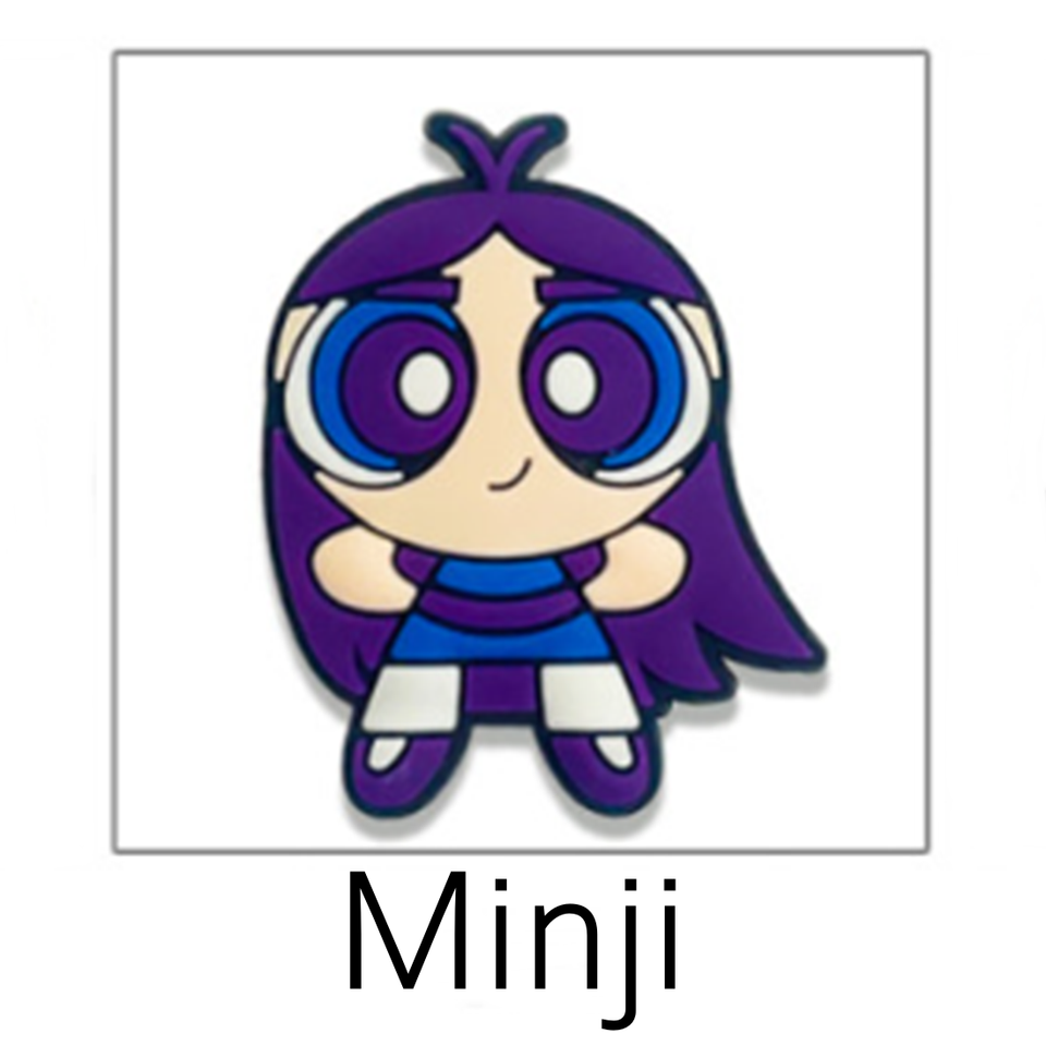 NewJeans x Powerpuff Girls Crocs Jibbitz Hanni Hyein Danielle Haerin ...