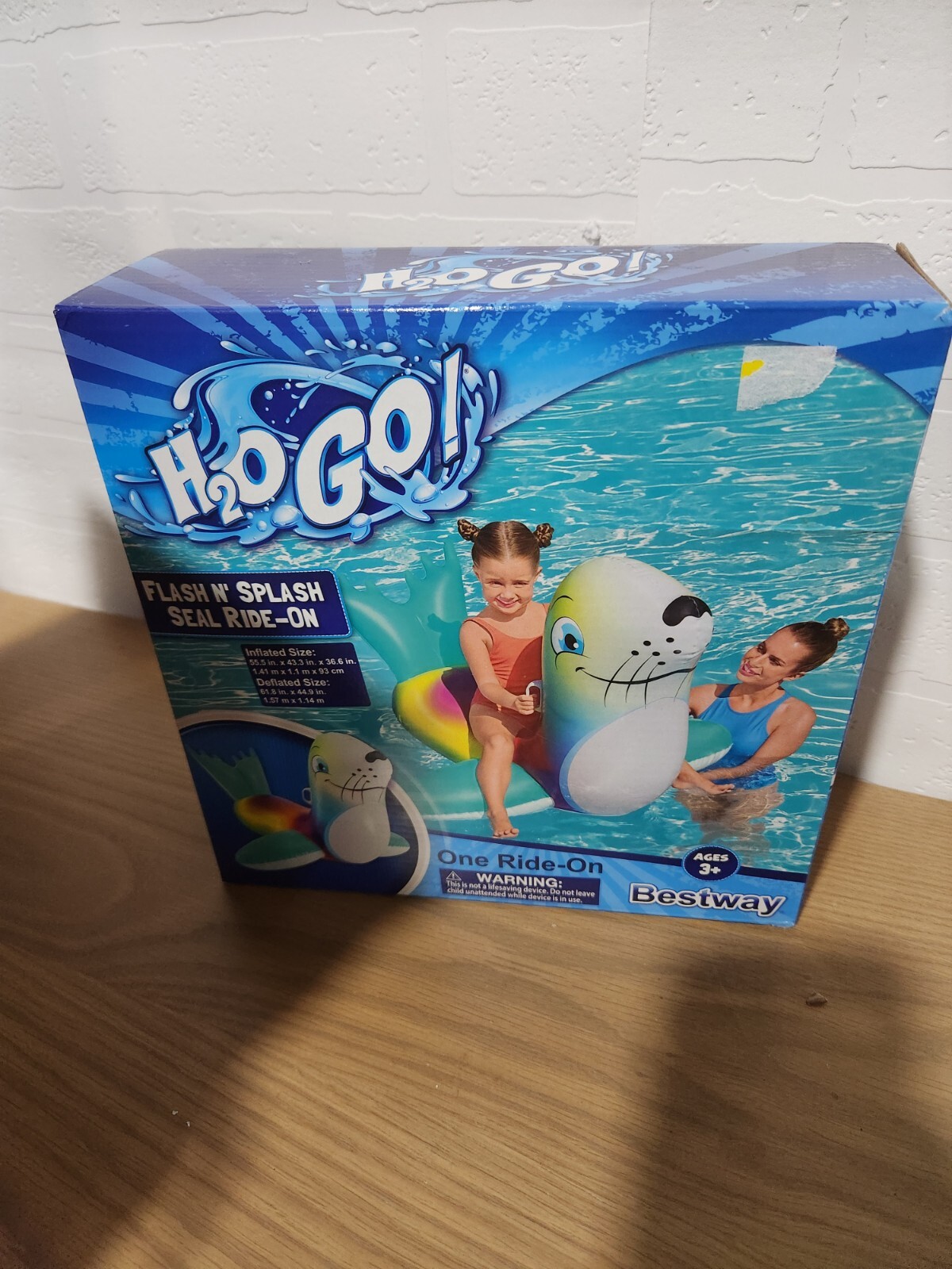 Bestway H20 Go! Flash N' Spalsh Seal Ride-On Pool Float Floatie | eBay